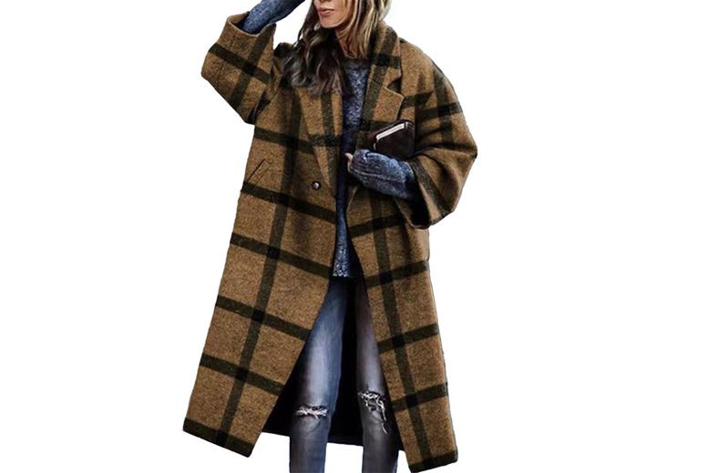 Plaid coat - Wowcher
