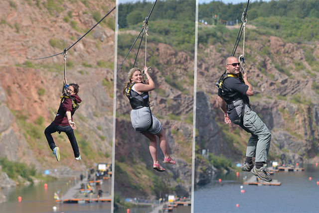 700m Quarry Zip Line Ride