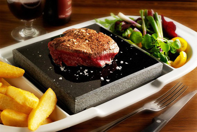 Hot Stone Steak Meal & Wine | London